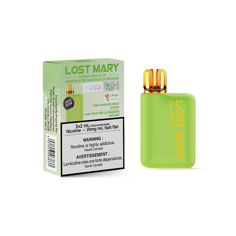 Lost Mary DM1200x2 Disposable - Kiwi Passionfruit Guava | Bay Vape