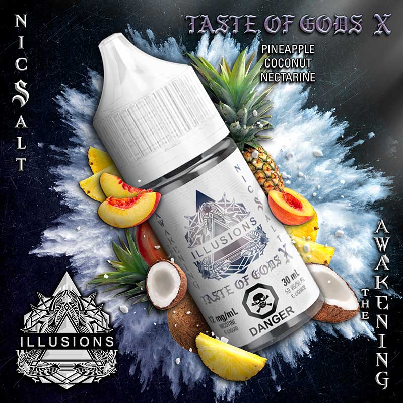 Taste of Gods X by Illusions Nic Salts Juice | Bay Vape Canada