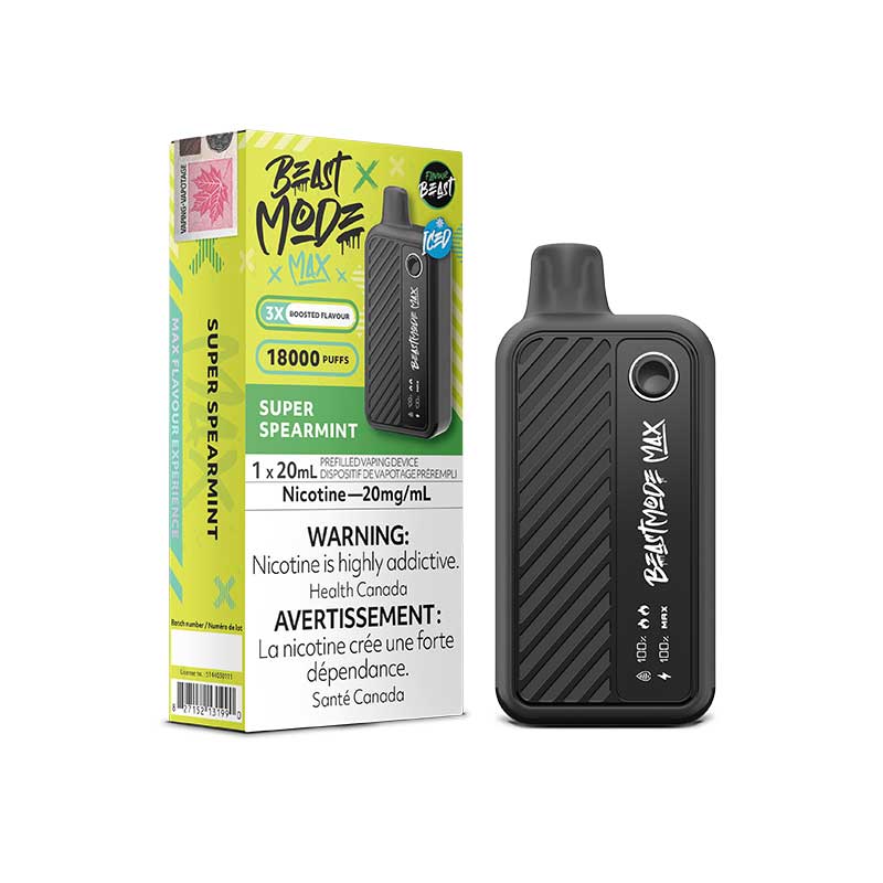 Flavour Beast Mode Max 18K - Super Spearmint | Bay Vape