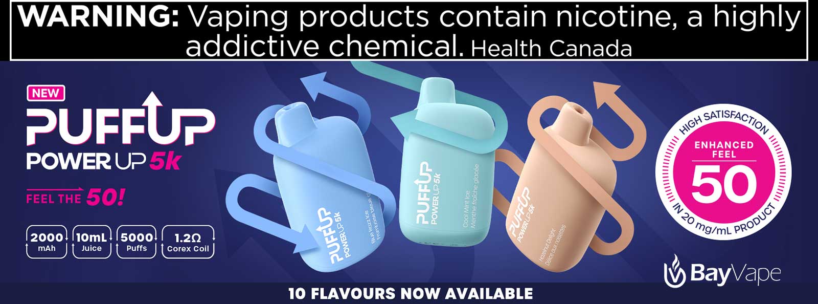 Bay Vape | Best Vape Shop Online Canada | Free Shipping | E-Cigarette