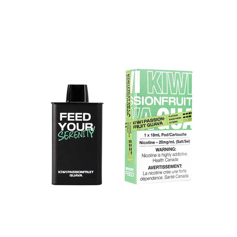 FEED 9000 Puffs Pre-filled Pod - Kiwi Passionfruit Guava | Bay Vape