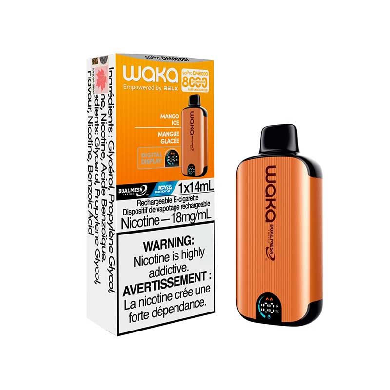 WAKA SoPro DM8000i Disposable - Mango Ice | Bay Vape