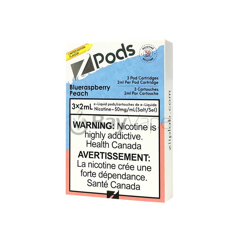 Z Pods - S Compatible - Blue Raspberry Peach | Bay Vape Canada